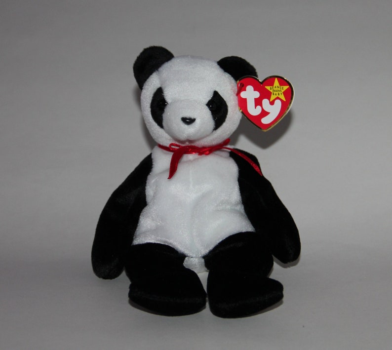 TY Beanie Baby Panda Bear / Beanie Babies Fortune Panda Bear | Etsy