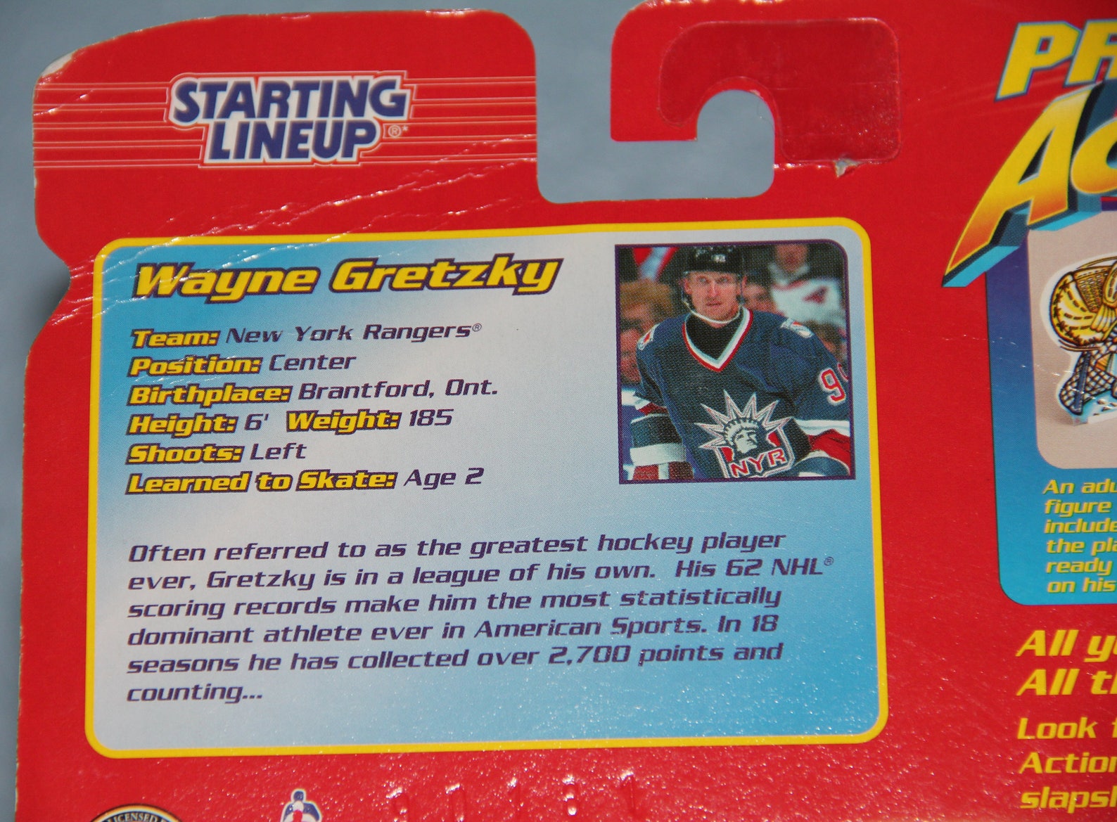 Wayne Gretzky Action Figure Starting Lineup Pro Action Hockey | Etsy