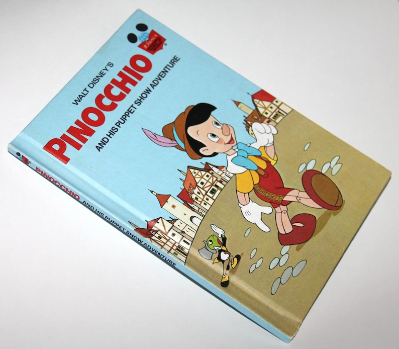Disney Pinocchio Hardcover Book New Vintage Children's | Etsy