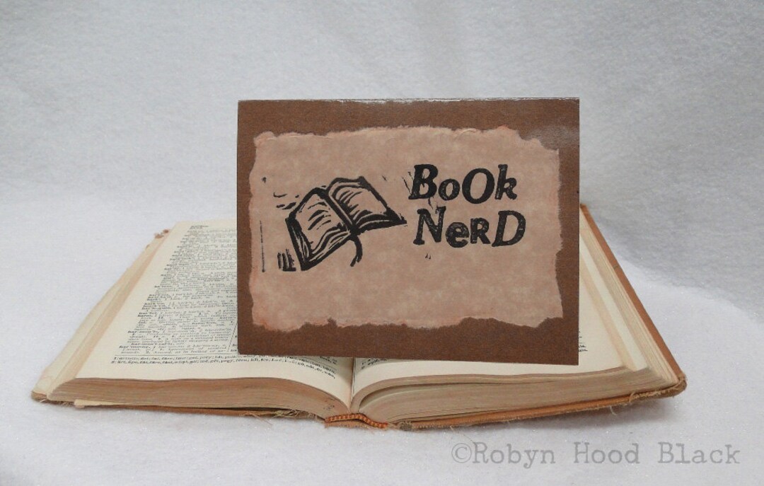 Book Nerd Note Cards - Etsy