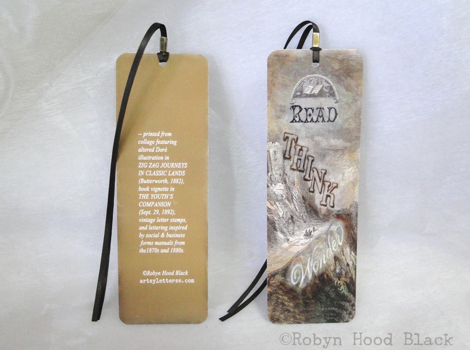 Read, Think, Wonder Bookmark - Etsy