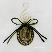 Jane Austen Ornament, Literary Christmas Tree Decor, Handmade Author ...