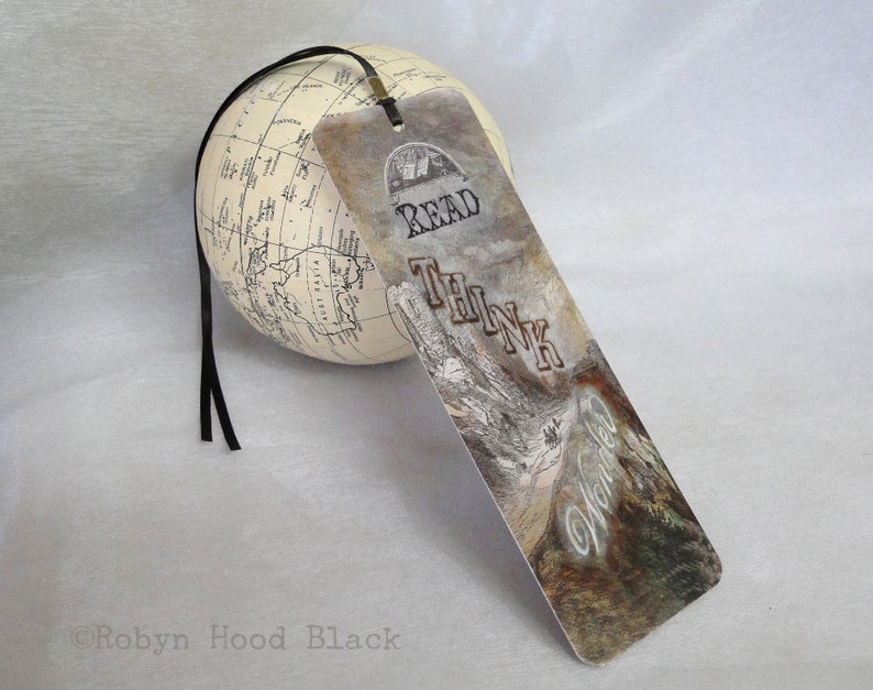 Read, Think, Wonder Bookmark - Etsy
