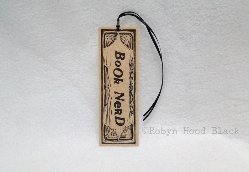 Book Nerd Bookmark 2 X 6 - Etsy