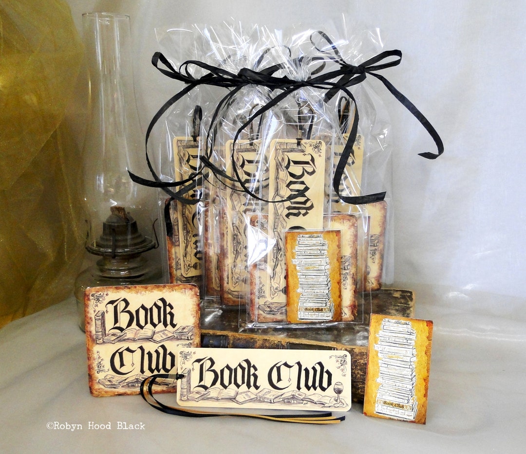 Book Club Gift Pack Bundle - Bookmarks, Magnets and Coasters for Book ...