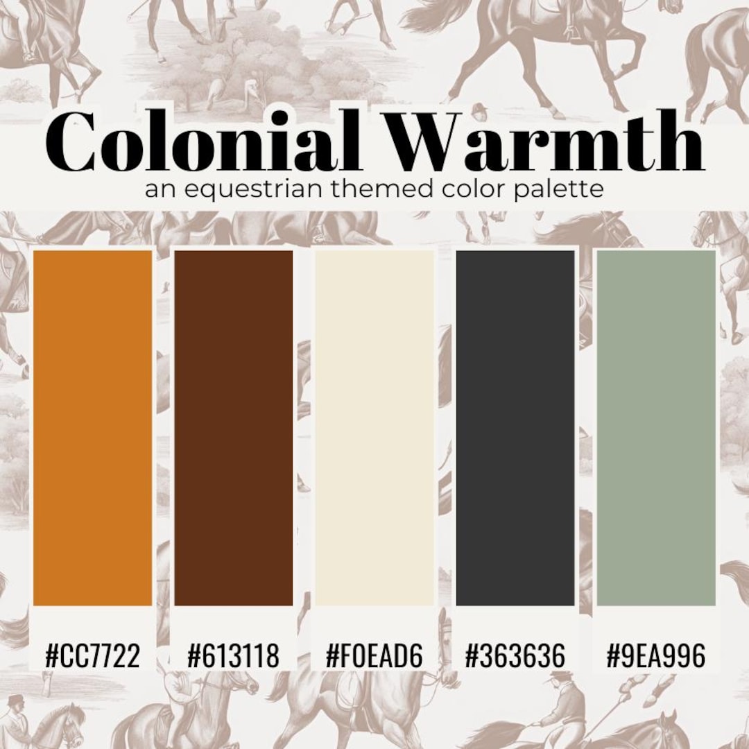 25 Equestrian-themed Color Palettes | Hex Codes for Stable Owners ...