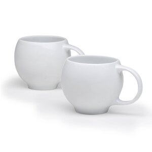 Modern White Porcelain Tea Set: Eva Zeisel Inspired, Wedding Tea ...