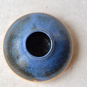 Handmade Blue & Terracotta Pottery Vase: Rustic, Wabi-sabi, Japandi ...