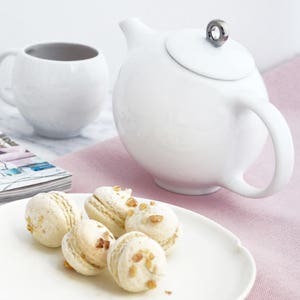 Modern White Porcelain Tea Set: Eva Zeisel Inspired, Wedding Tea ...