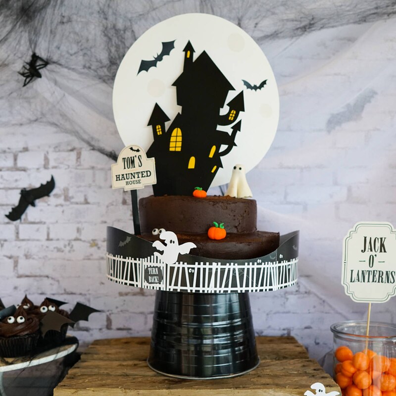 Happy Halloween Cake Topper - Etsy