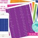 Back to School Organization Milestone Tote Labels School File Folder ...