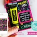 Neon Sleepover Tween Party Favors Neon Slumber Party Favors Sleep Over ...