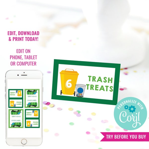 Party Food Labels - Etsy