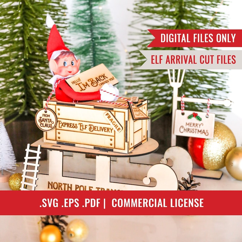 Elf on the Shelf Svg - Etsy