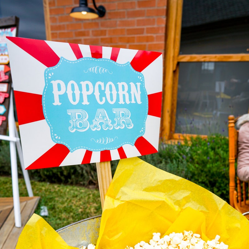 Popcorn Sign - Etsy