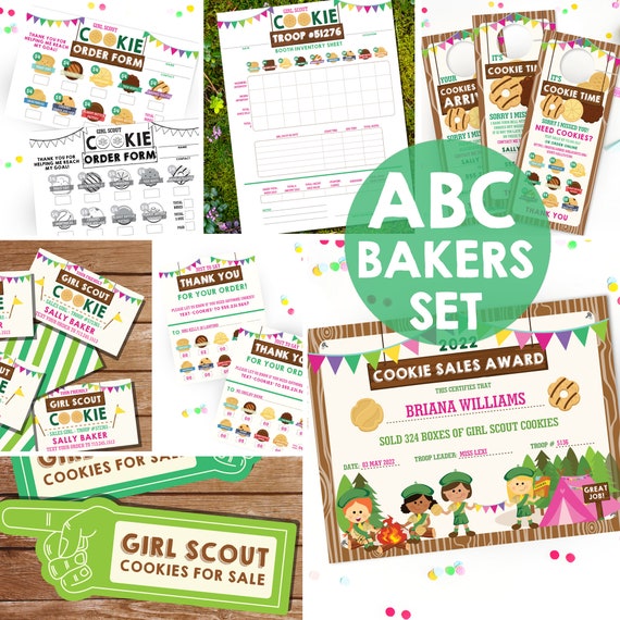 Girl Scout Cookie Printables - Girl Scout Cookie Seller Printable Kit ...