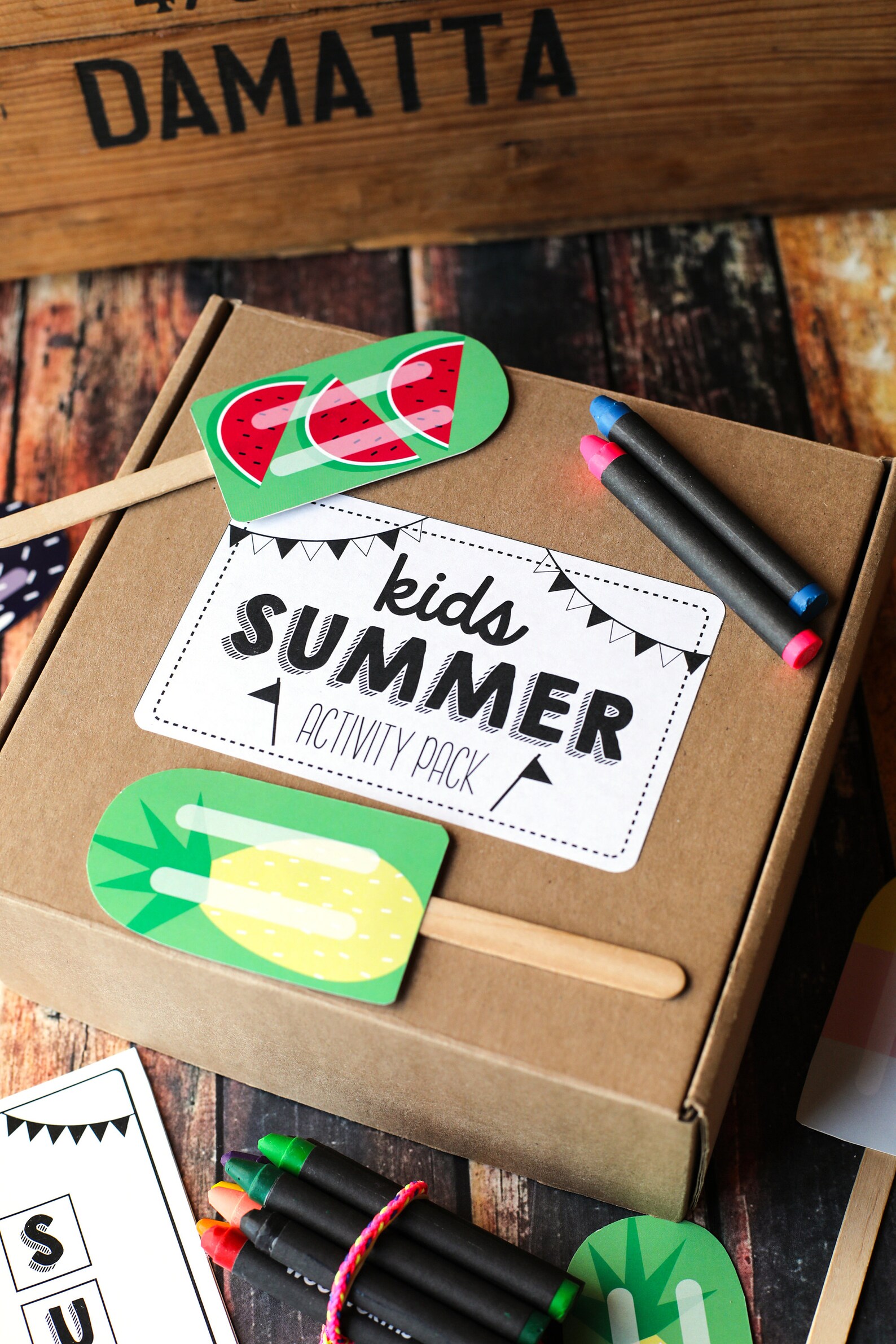 Kids Summer Activity Pack Activity Workbook Popsicle - Etsy