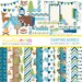 Boys Camping Digital Paper Set Digital Paper Bundle, Tags, Washi Tape ...