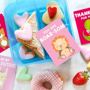 Lunch Box Note Cards for Valentine's Day Lunch Box Ideas Lunch Love ...