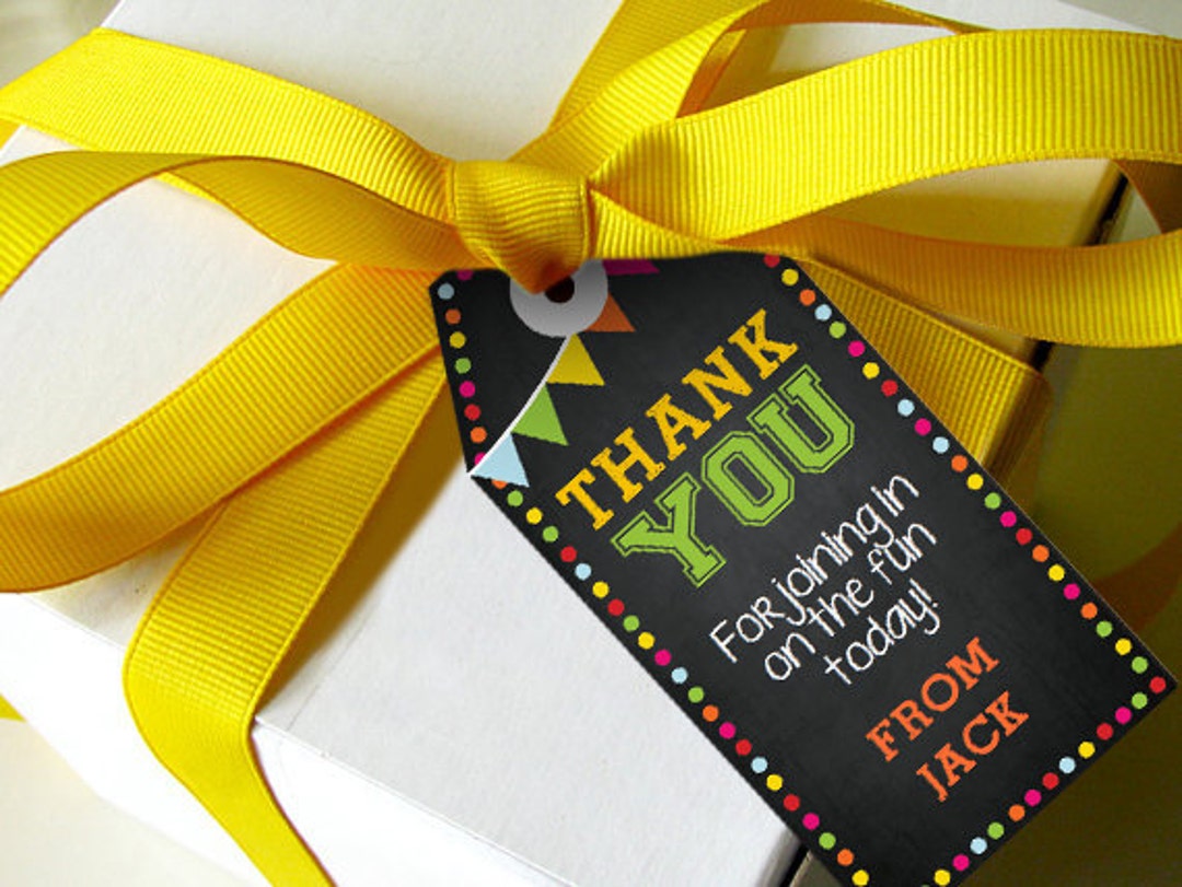 Back to School Camp Out Party Favor Tags Chalkboard Favor Tags Instant ...