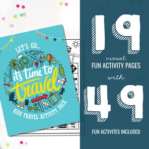 Kids Travel Activity Sheets Vacation Activity Sheet Kids Road Trip ...