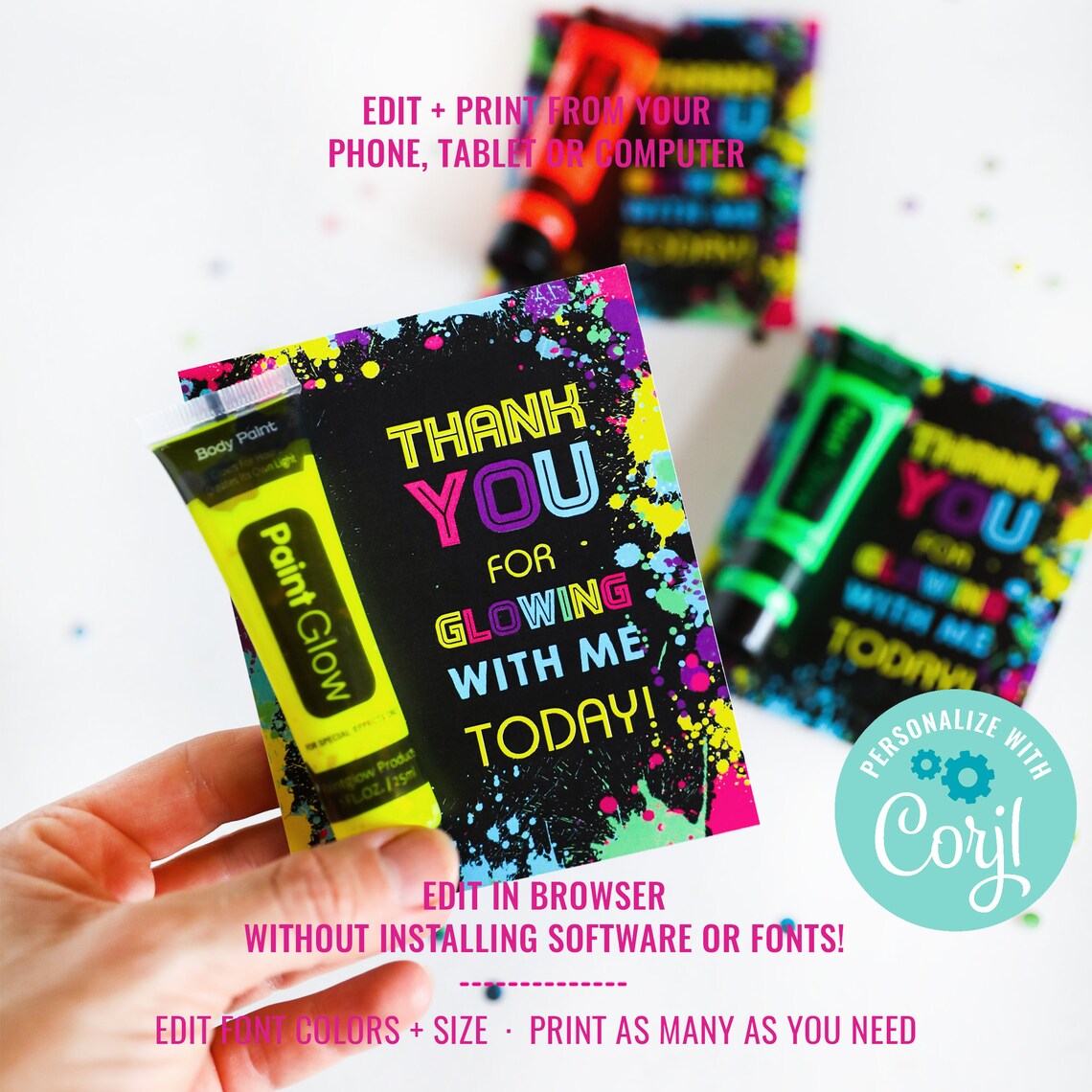 Neon Glow Party Favors Neon Tween Party Favors Glow Party - Etsy