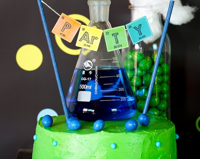 Science Party Drink Labels, Science Party Water Label, H2O Water Labels ...