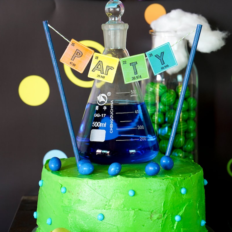 Science Cake Topper - Etsy