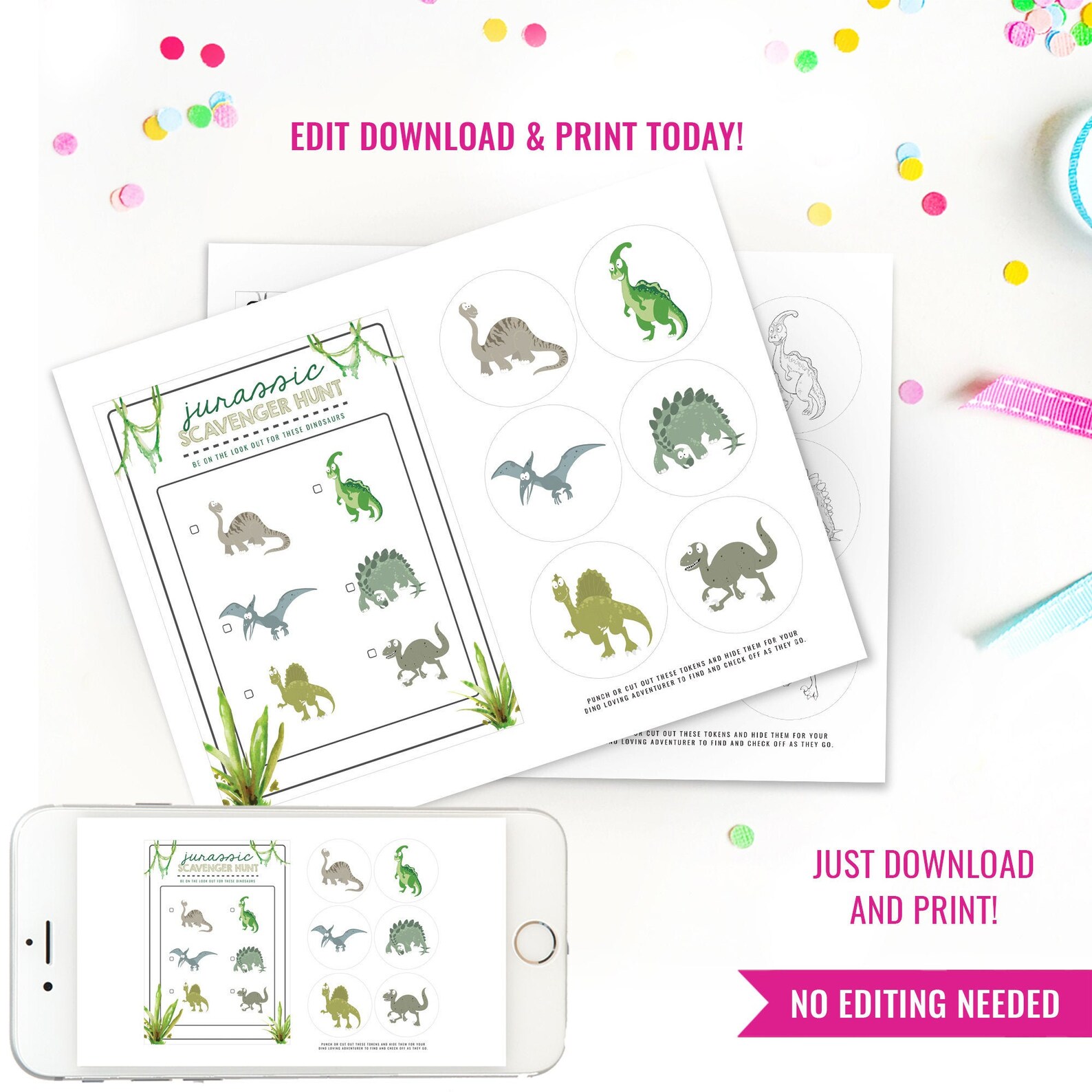 Dinosaur Scavenger Hunt Activity Printable Dinosaur Games - Etsy Canada