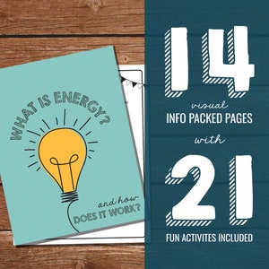 Kids Science Activity Sheets Educational Energy Activity Sheets ...