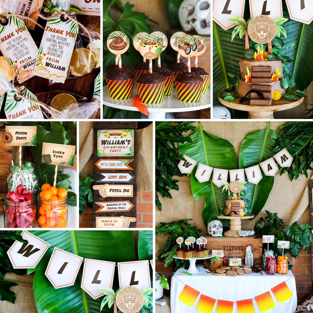 Boy Birthday Party Explorer Decor Adventure Party Printable Decor ...