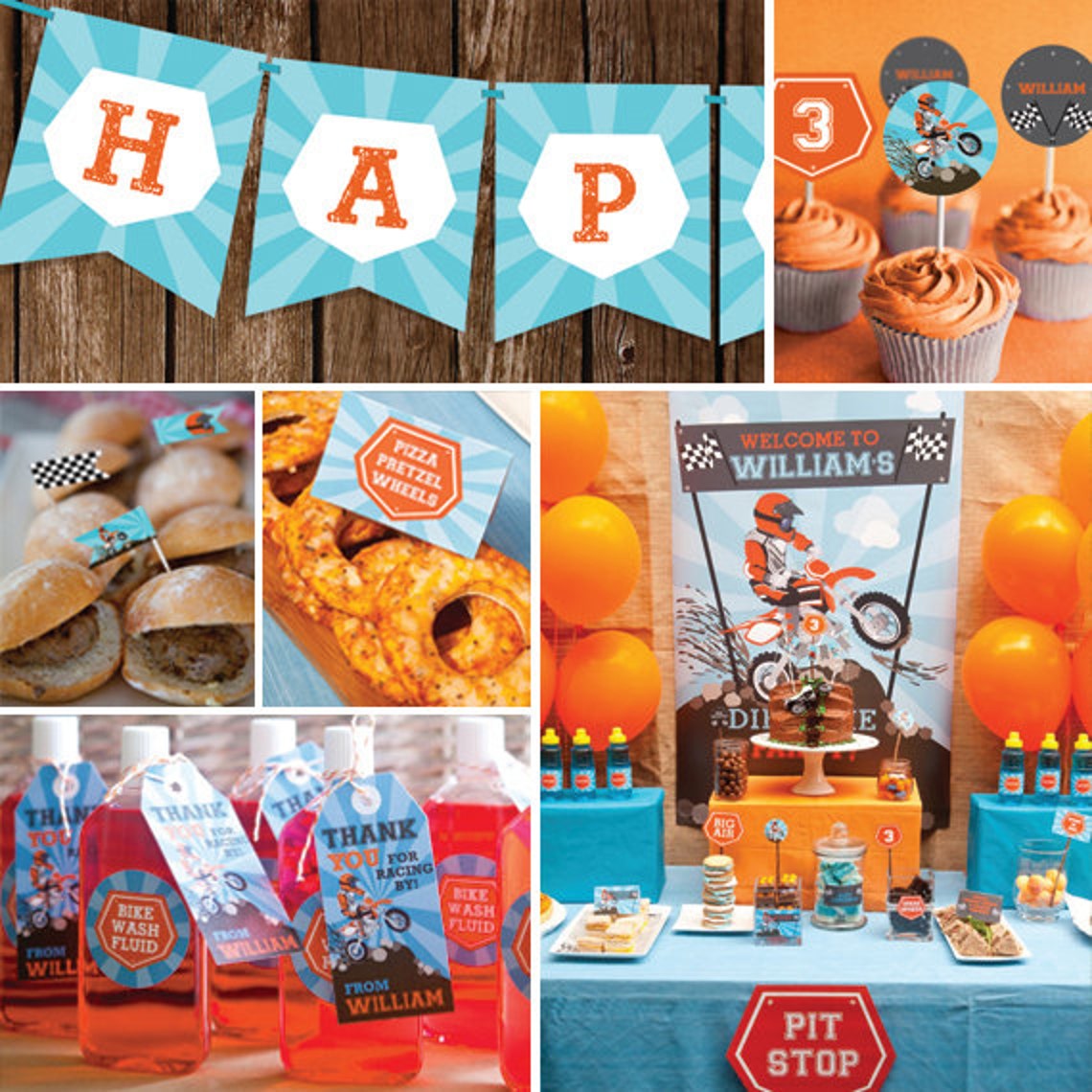 Dirt Bike Party Theme Motorbike Party Motocross Party - Etsy