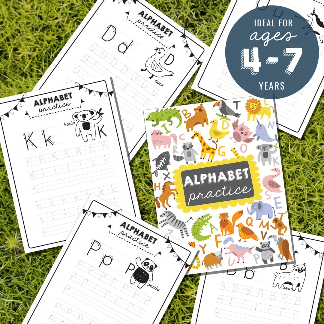 Kids Activity Sheets Alphabet Phonics Activity Sheets Learning to Write ...