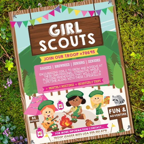 Girl Scouts Recruitment Flyer Printable - Girl Scout Recruitment Poster ...