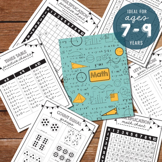 Kids Math Activity Sheets - Multiplication Activity Sheets - Printable ...