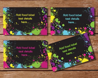 Flamingo Food Tent Labels Flamingo Food Tents Printable - Etsy