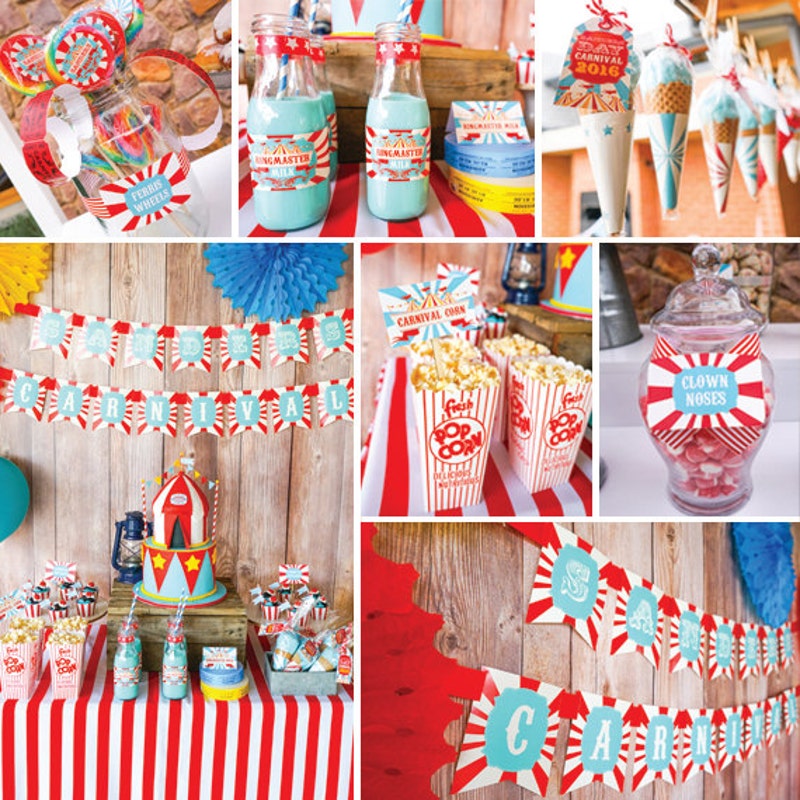 Carnival Birthday Party - Etsy