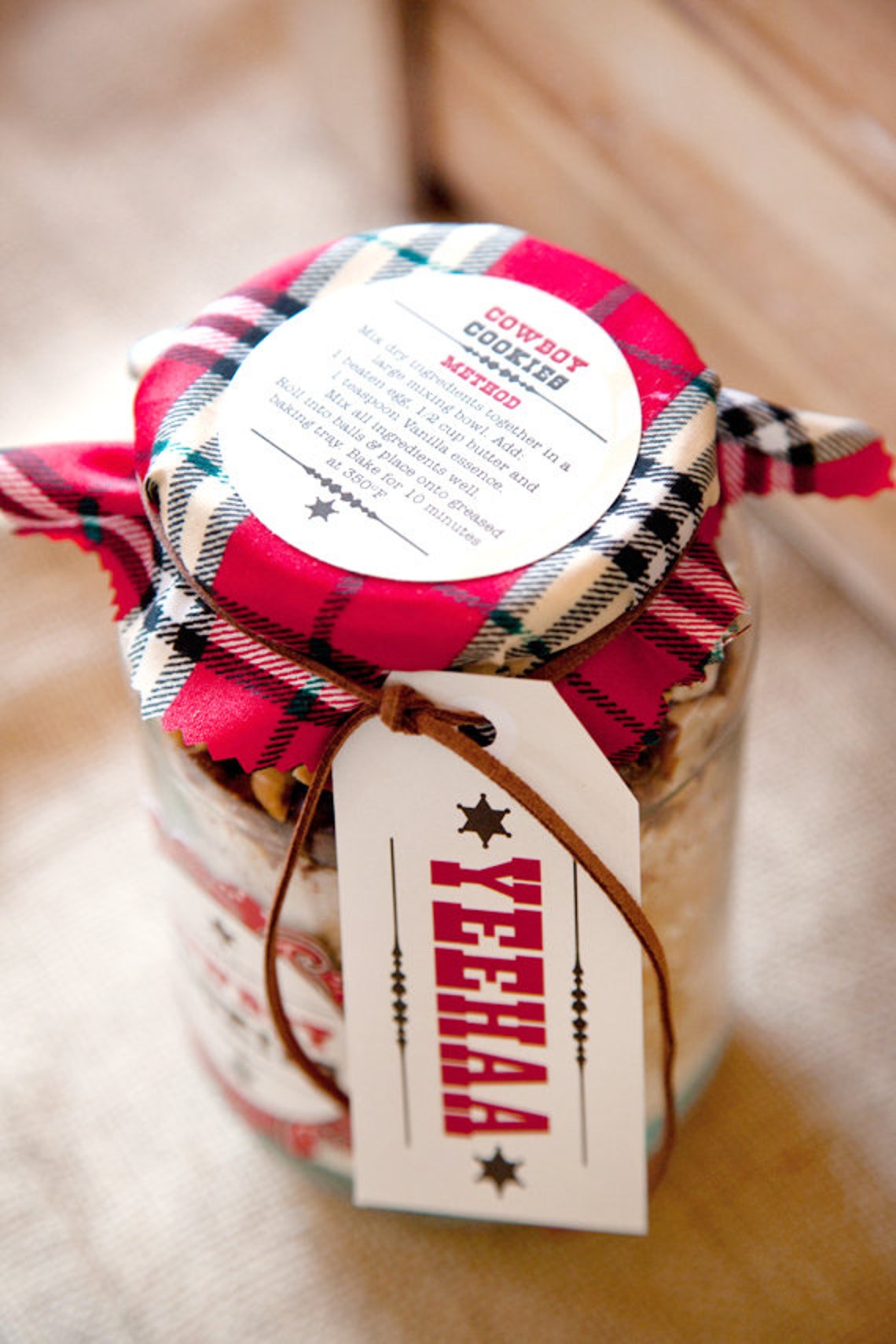 Cookie in A Jar DIY Cowboy Cookie Favor Tags and Labels Cowboy Party ...
