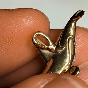 Sterling Silver or 9ct Gold Tiny Realistic Orca Pendant. - Etsy