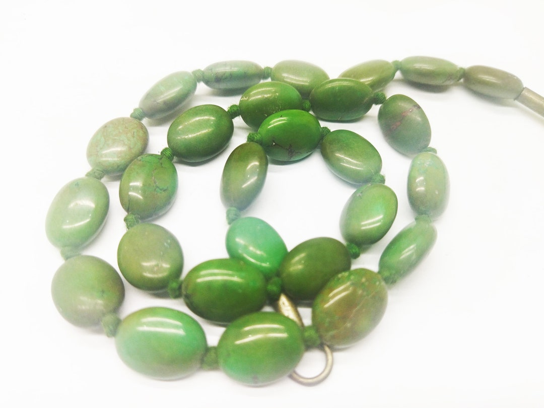 16" Stunning Jade Oval Shaped Polished Rare Beads Pakistan J9 - Etsy