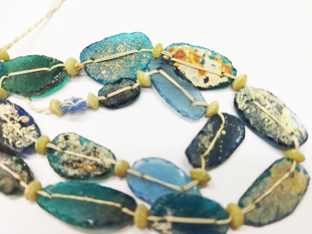 Stunning Genuine Ancient Roman Glass Fragment Beads With 1000-1500 ...