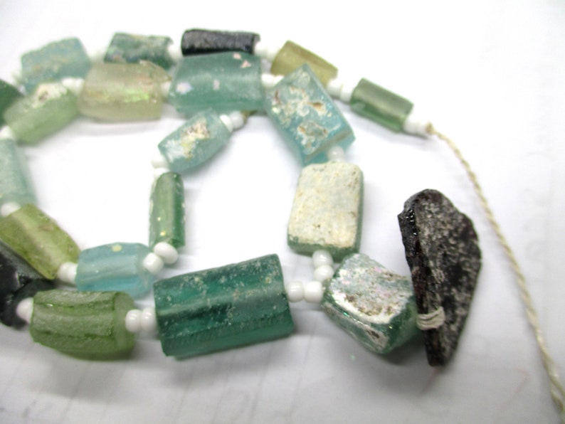 Stunning Genuine Ancient Multicolored Roman Glass Fragment | Etsy