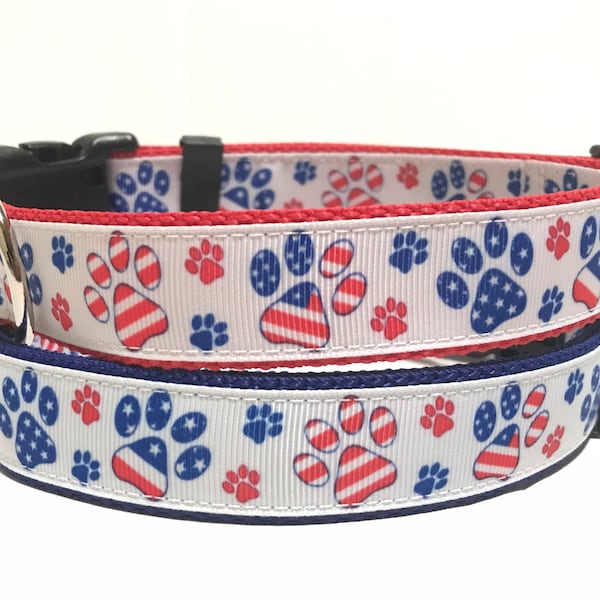 Patriotic Dog Collar - Etsy