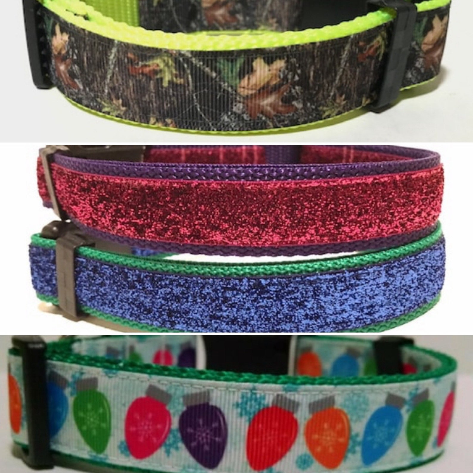 Dog Collar Background Color Add-on - Adjustable Dog Collar - Summer Dog ...