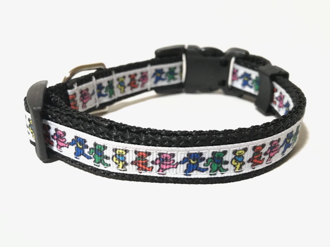 Dancing Bears Dog Collar - Adjustable Dog Collar - 5/8" - Etsy