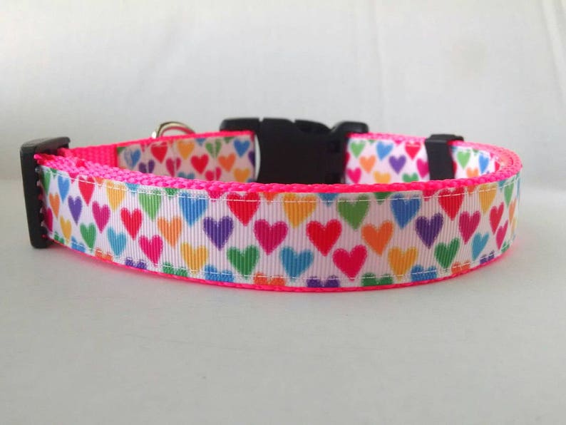Dog Collar Background Color Add-on Adjustable Dog Collar | Etsy