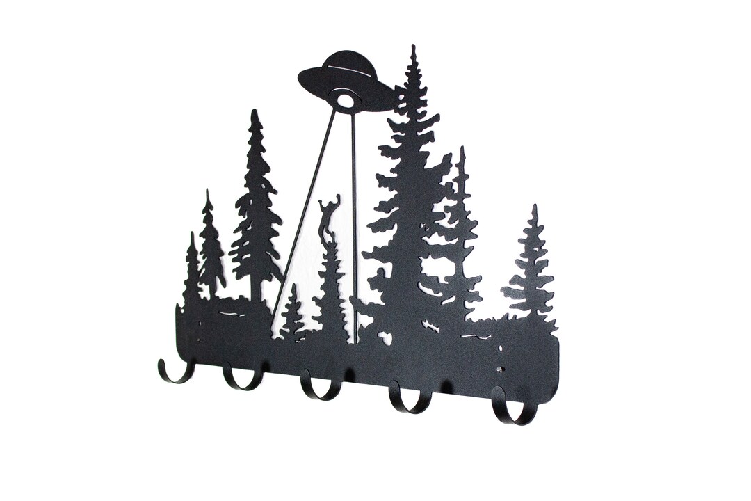 UFO Alien Abduction Forest Hanger - Etsy