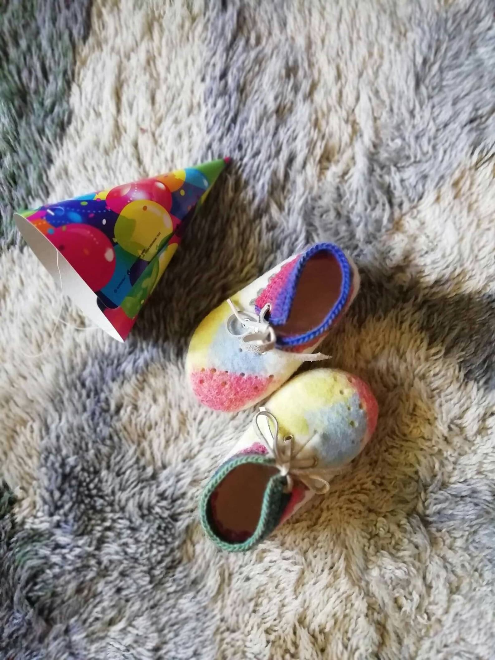 Handmade Felted Wool Baby Booties: Unisex Newborn Gift - Etsy
