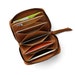 Zipper Card Wallet Genuine Leather Credit Card Holder Credit Card ...