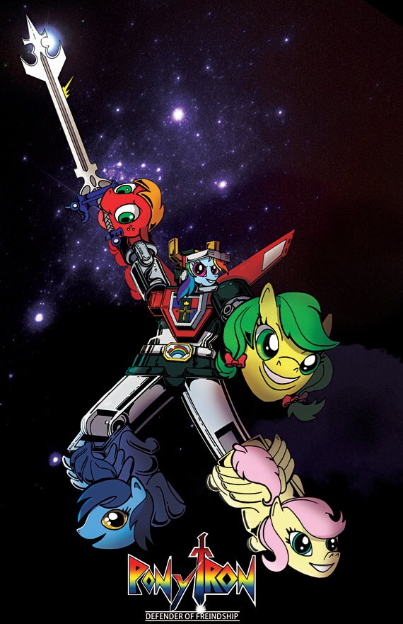 Ponytron Poster - Etsy